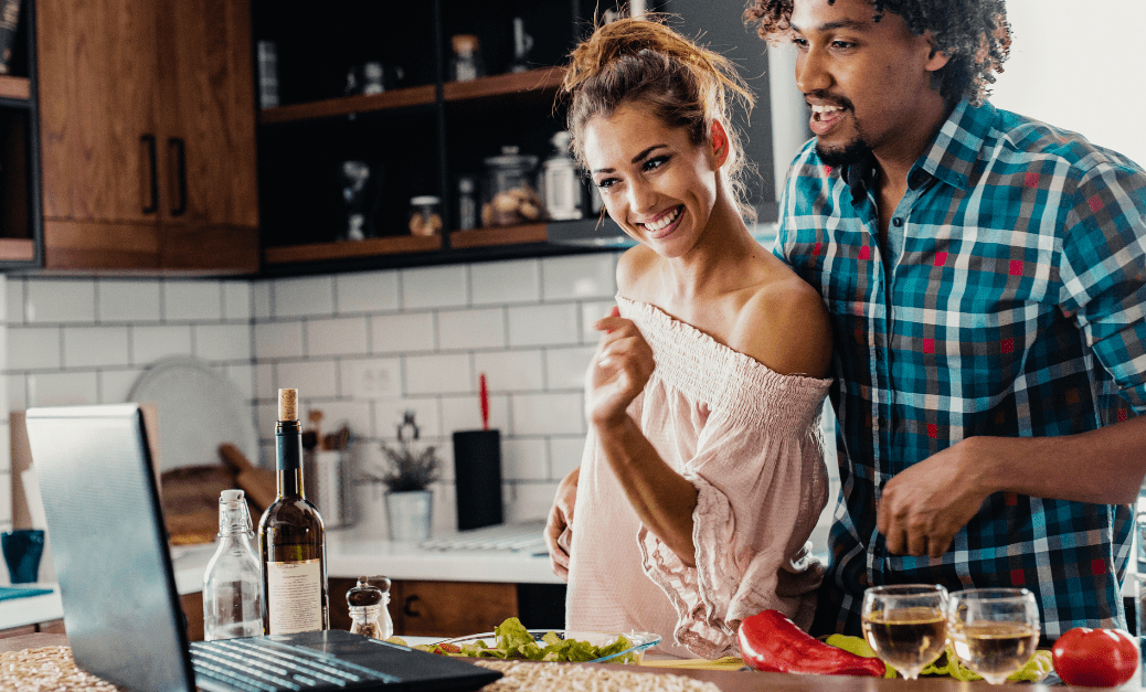 Virtual cooking classes for couples with Rockoly